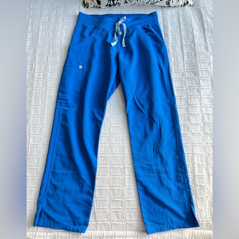 Figs Kade Royal Blue Cargo Medical Scrub Bottom Pants… - Gem